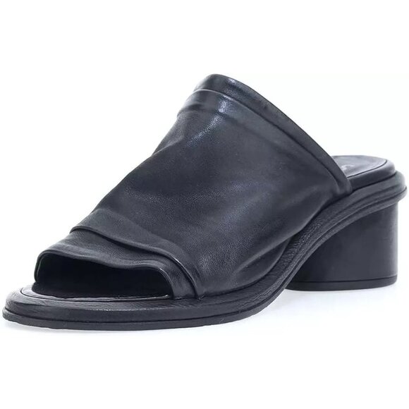 A.S.98 | Shoes | 30 As98 Lior Heel Mule Sandal Slide Block Leather ...